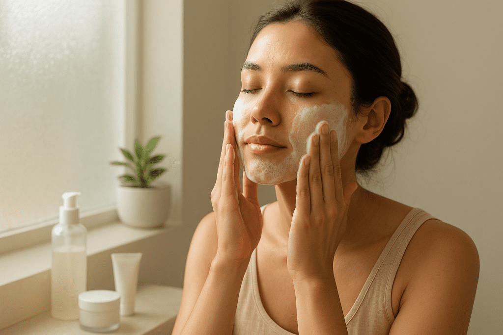 Gentle Cleanser For Face: Facial Cleanser, Gel, And Moisture For Skin